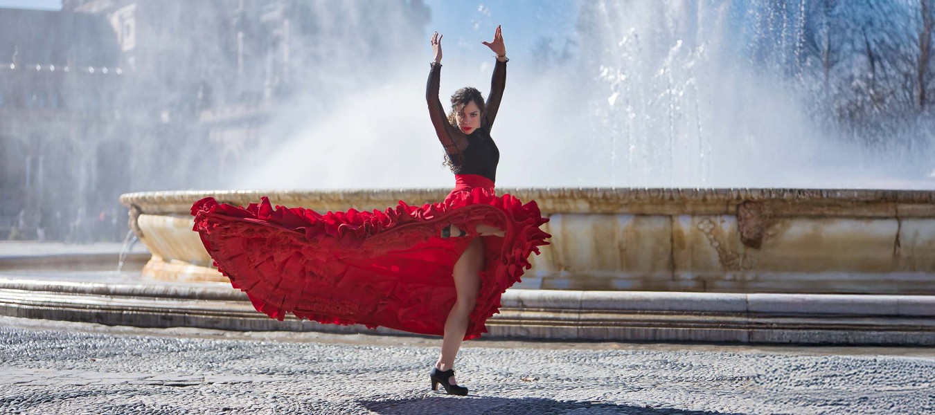 Spanish flamenco dancers | Spain traditional dance flamenco